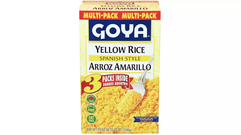 caixa de arroz amarelo goya
