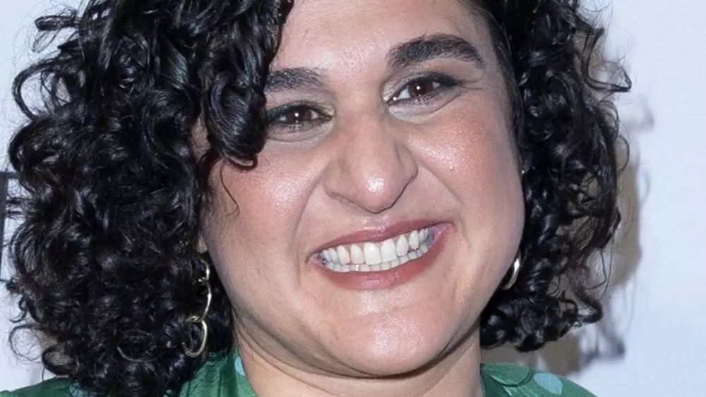 Samin Nosrat í grænum kjól