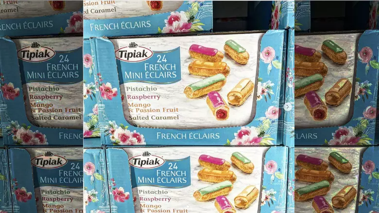 Tipiak mini éclairs ntawm Costco