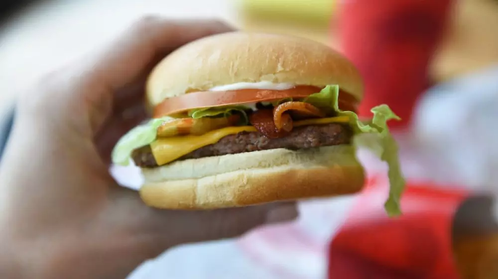 Wendy's Jr. Bacon Cheeseburger