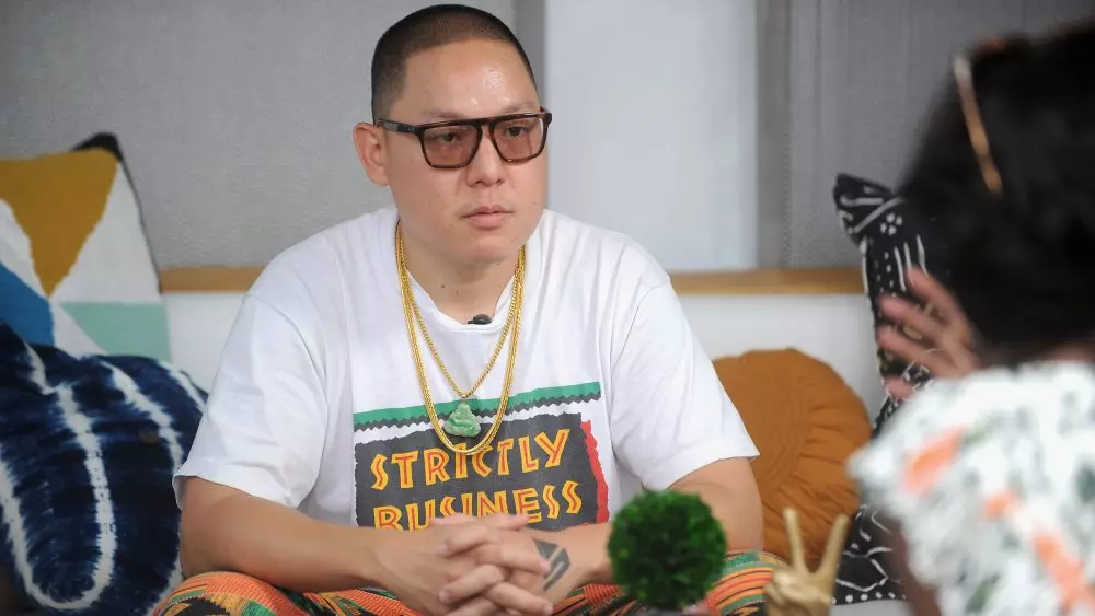 Eddie Huang počas rozhovoru