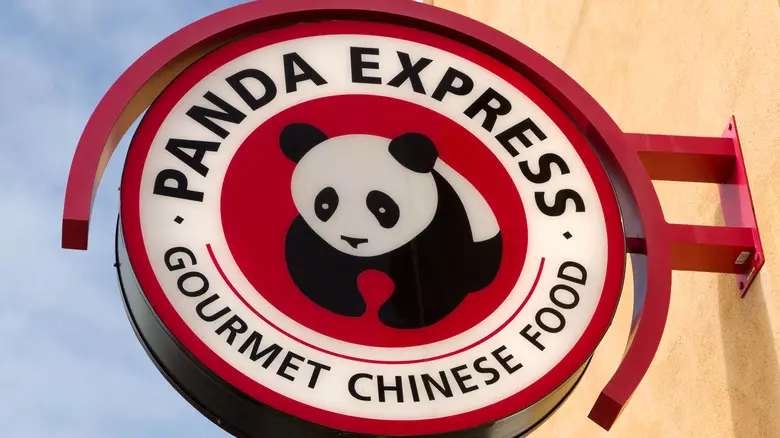Sinalización Panda Express