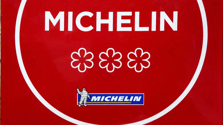 Michelin 3-stjärnig plakett