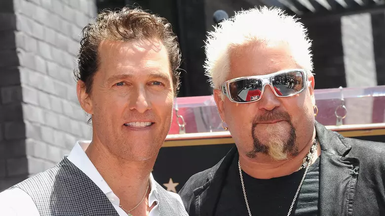 Matthew McConaughey en Guy Fieri saam