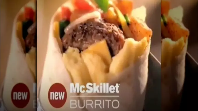 McDonald's McSkillet Burrito kev lag luam