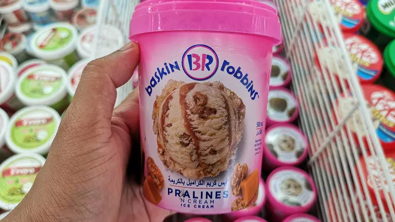 Baskin Robbins Pralines ice cream