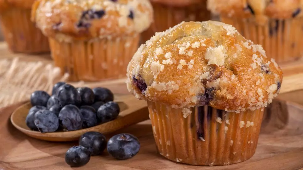 muffins à la myrtille