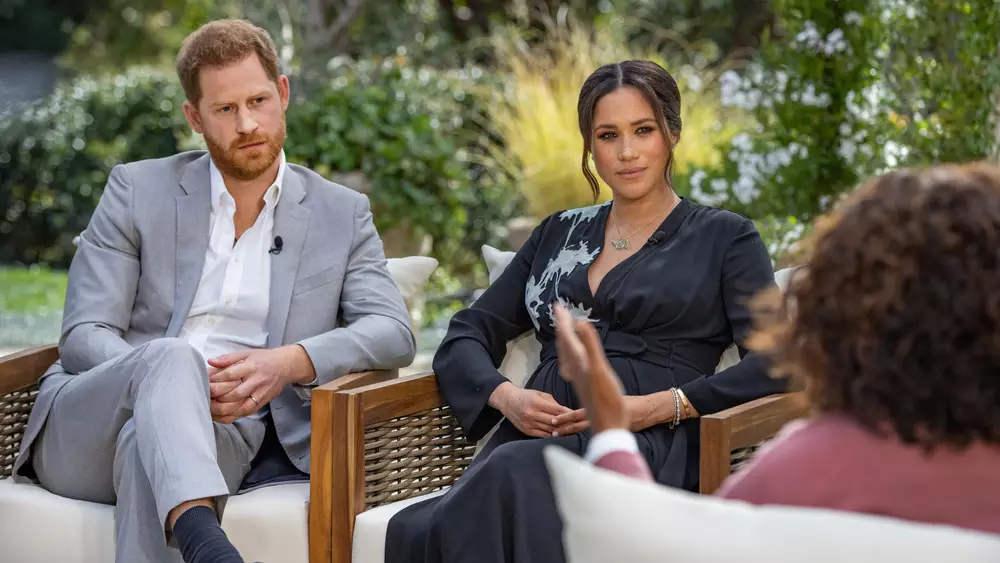 Książę Harry i Meghan Markle z Oprah Winfrey