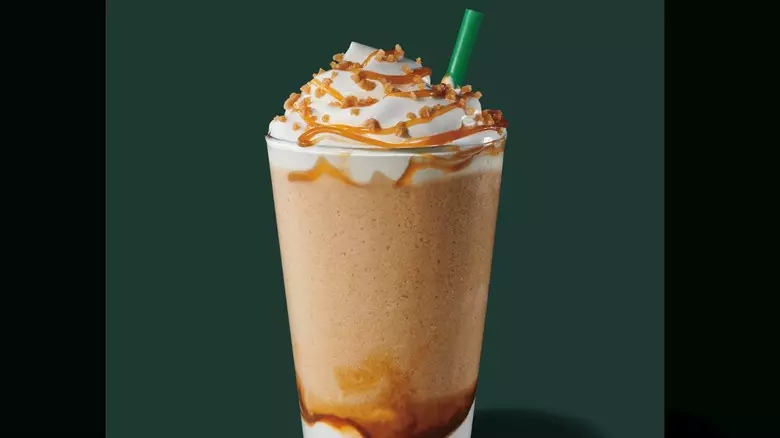 Caramen Ribbon Crunch Frappuccino