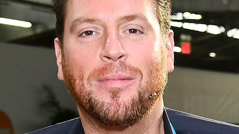 Scott Conant em evento de culinária