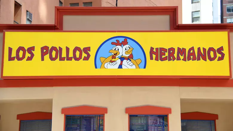 Znak pop-up restorana Los Pollos Hermanos