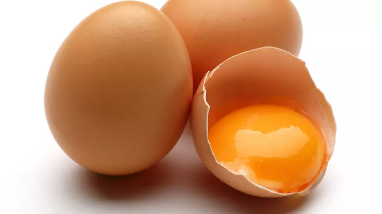 Ägg med äggula