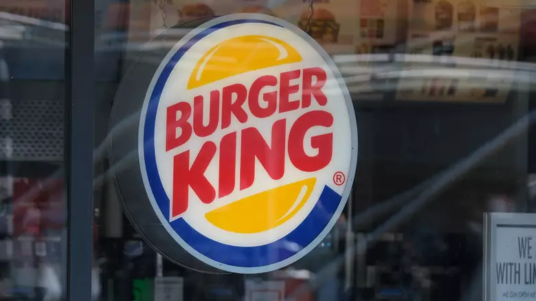 Um sinal do Burger King