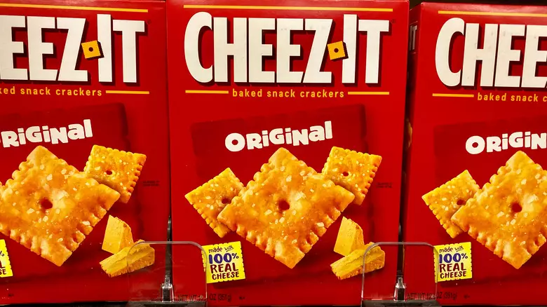 Cheez-It នៅលើធ្នើហាង