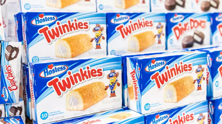 Hlaðnir kassar af Twinkies