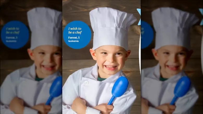 Papatso e tsoang ho kopanelo ea Make-A-Wish le Red Lobster