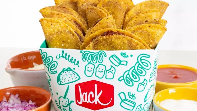 jack in box փոքրիկ tacos