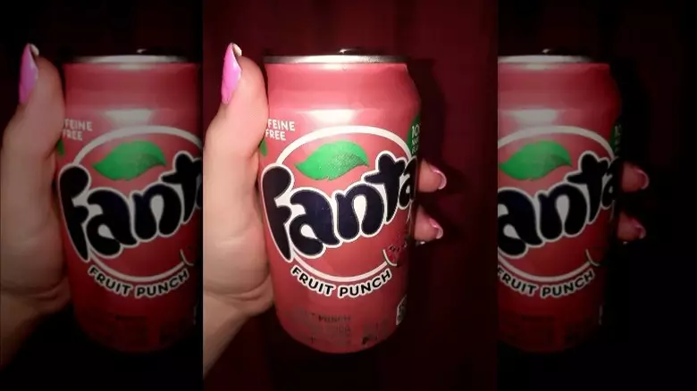 can of fanta fruit punch