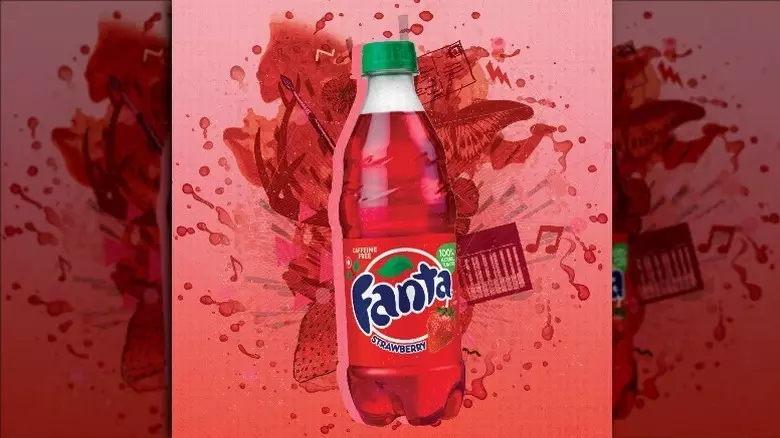 bottiglia di fragola Fanta