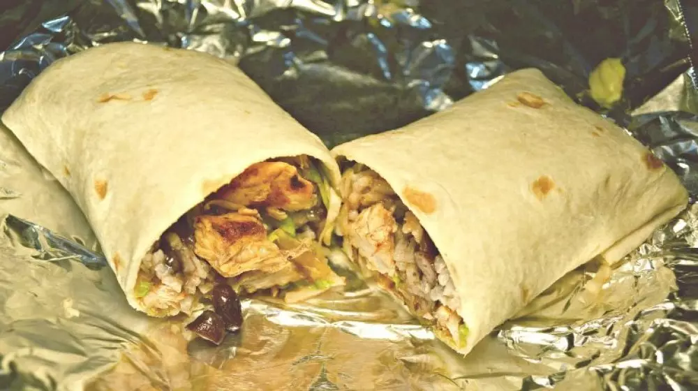 Copycat Chipotle kaji burrito