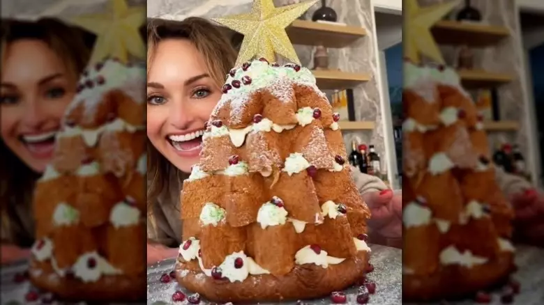 Giada DeLaurentii fait pandoro