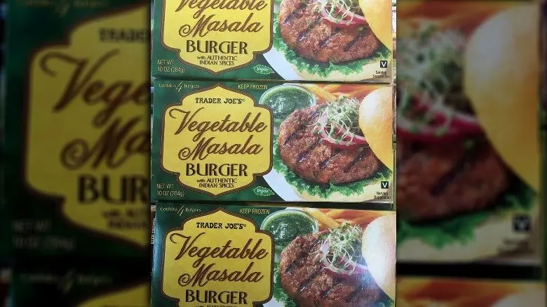 Burger masala aux légumes de Trader Joe's