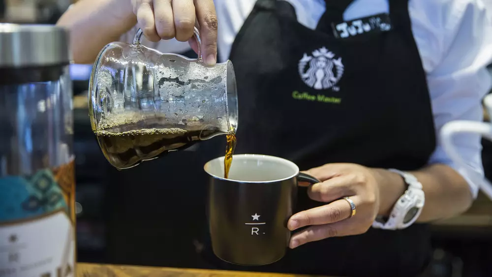 Starbucks donkel Réischteren Kaffi