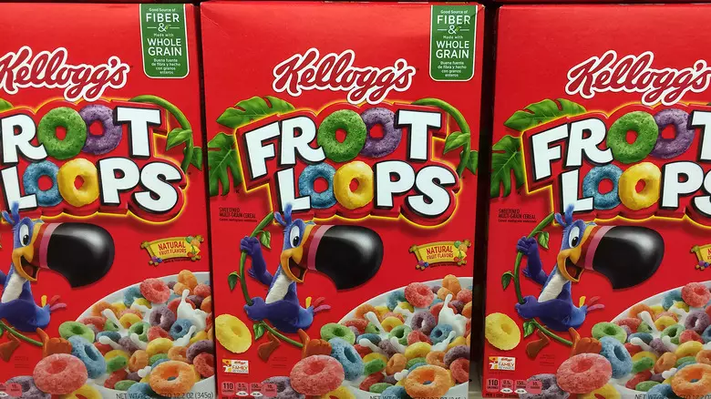 Schachteln mit Froot Loops