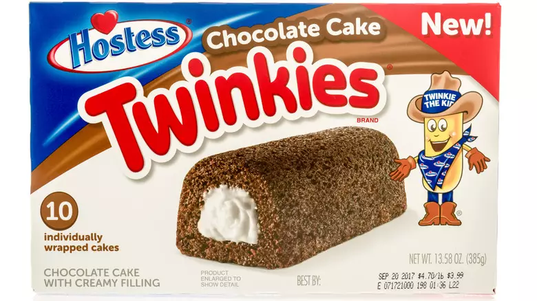 Kastīte šokolādes kūkas Twinkies