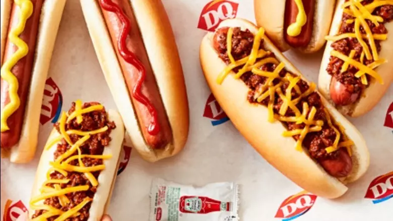 Chili kaas honde van Dairy Queen