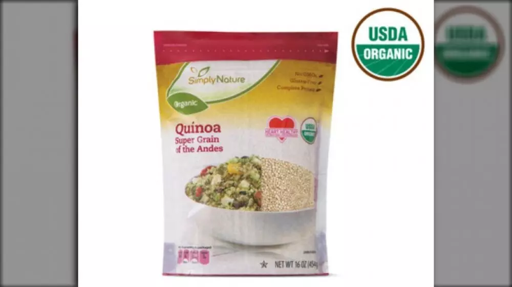 Thumba la quinoa ya Aldi