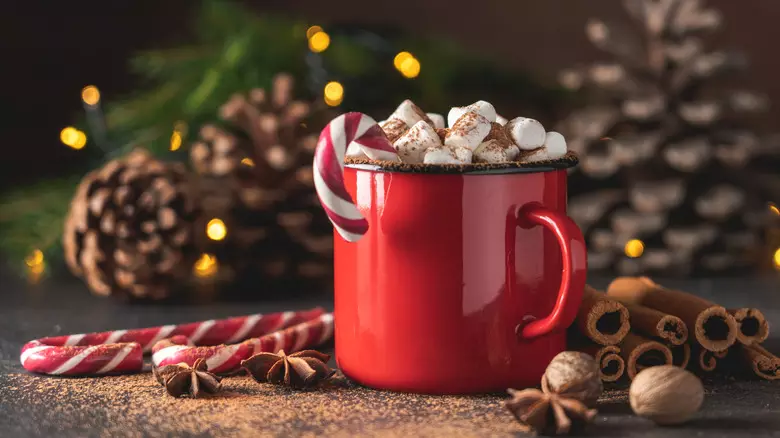 guimauves au chocolat chaud