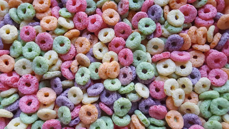 Froot Loops opgestapel