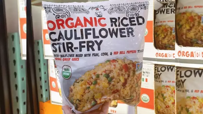 Riced cauliflower do Fry ntawm Costco