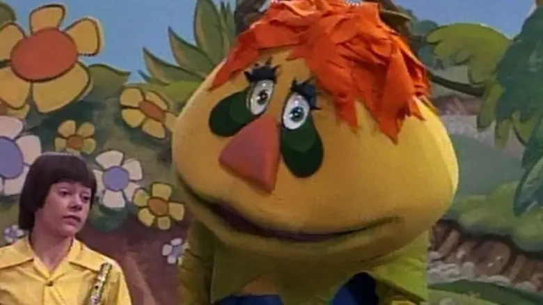 H.R. Pufnstuf op set met kind