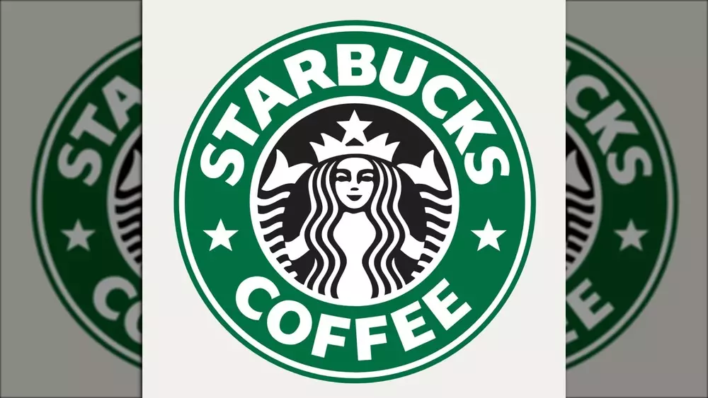 Логото на сирената на Старбакс од 1992 година