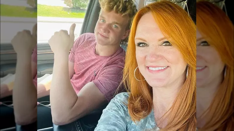 Ree Drummond e suo figlio Bryce