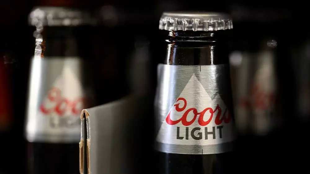 Coors ligte bottels