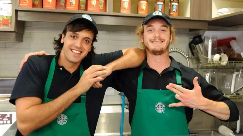 Baristas de Starbucks en Los Ángeles