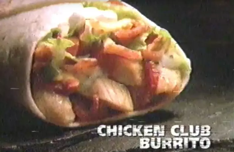 Taco Bell Chicken Club Burrito