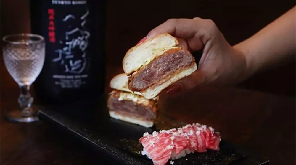 hamburger wagyu