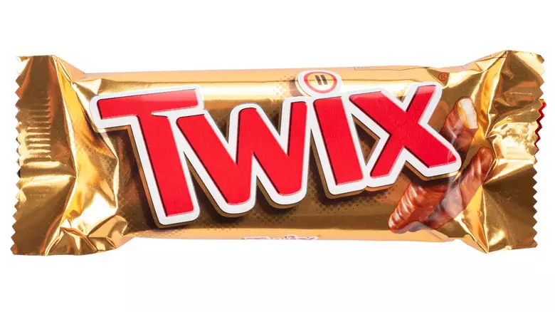 Twix tyčinka zblízka