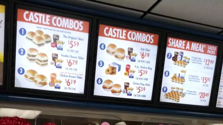 Bodas Castle combo menu