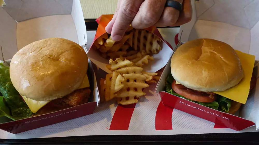 Chick-fil-A فاسٹ فوڈ فرائز