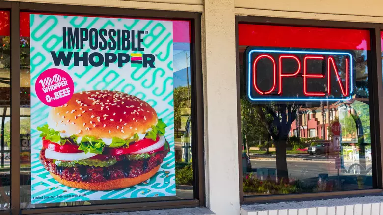 Burger King bewirbt seinen Impossible Whopper
