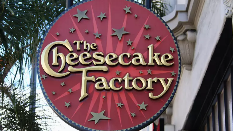 Cheesecake Factory signage