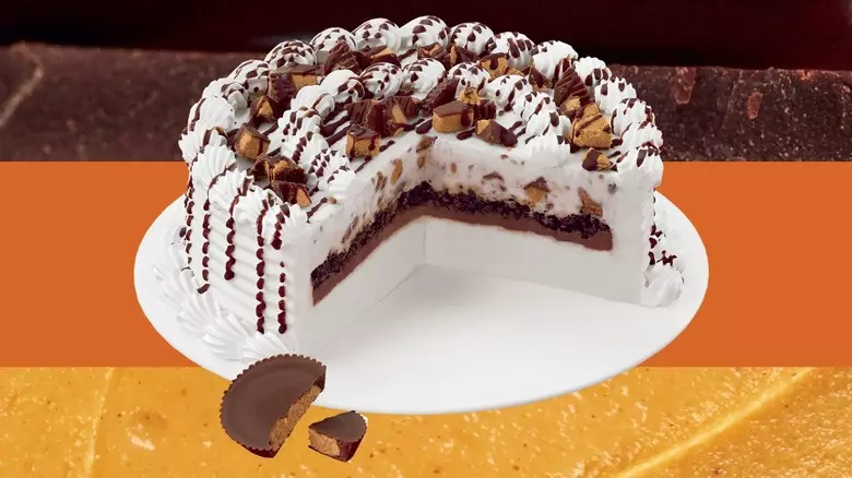 Reese's Peanut Butter Cup Blizzard Cake