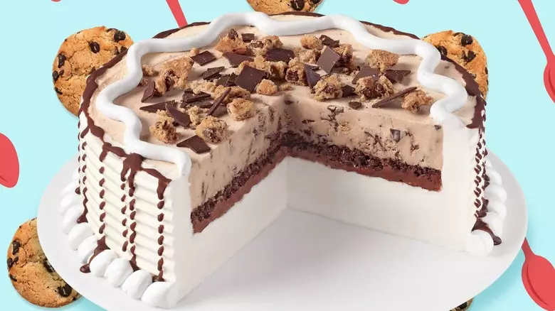 Chocolate Chip Cookie Dough Blizzard-Kuchen