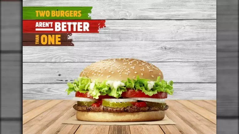 Bir Burger King Whopper