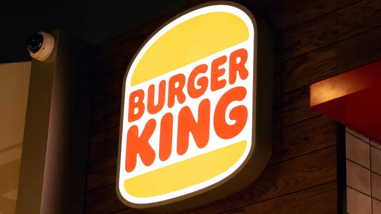 Burger King logo u trgovini
